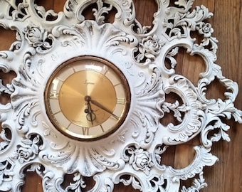 Round Wood Frame Wall Clock - Etsy