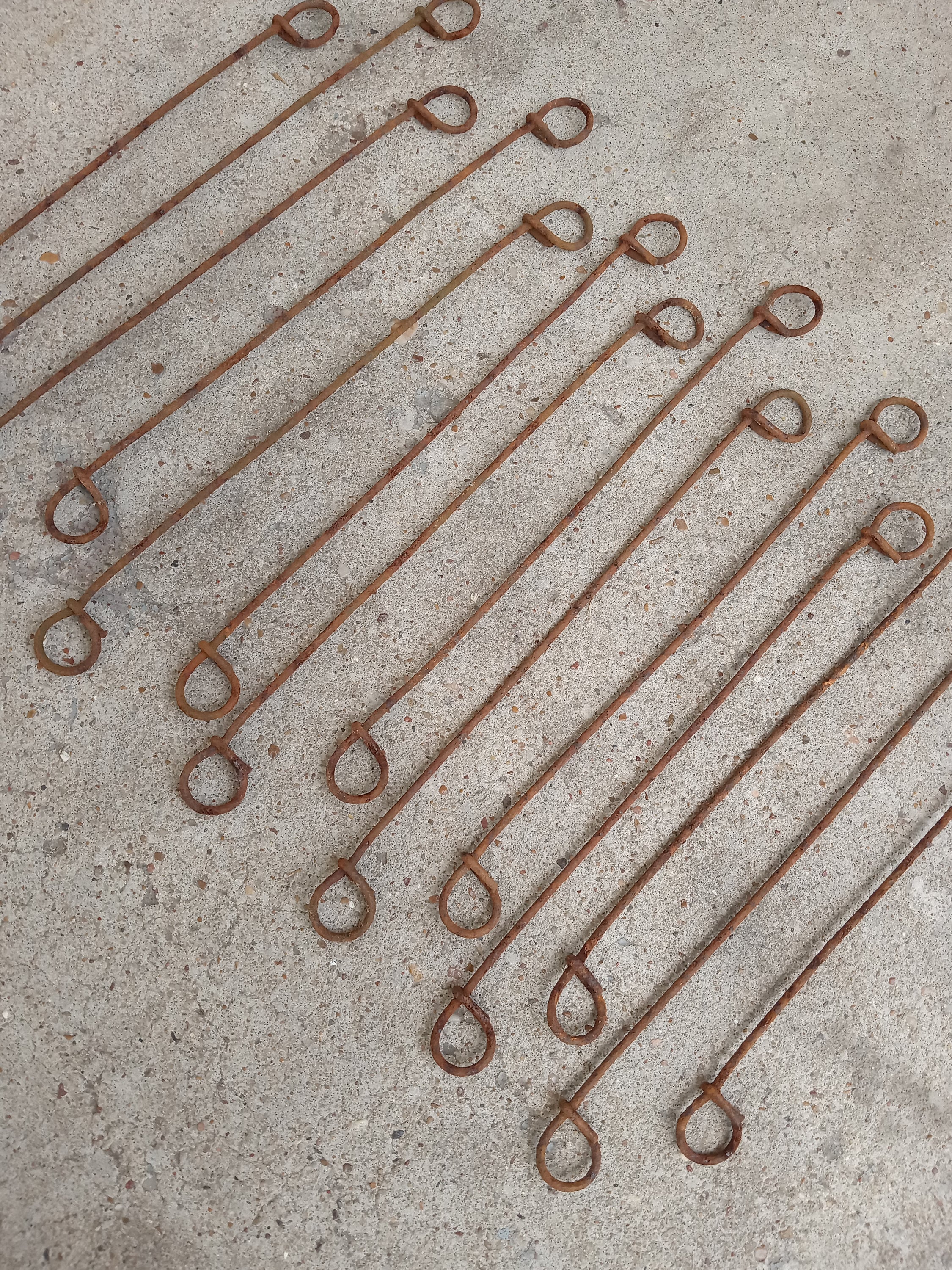 Vintage Metal RUSTY WIRES Rusty CRAFT Wires Metal Art Supply Rustic ...