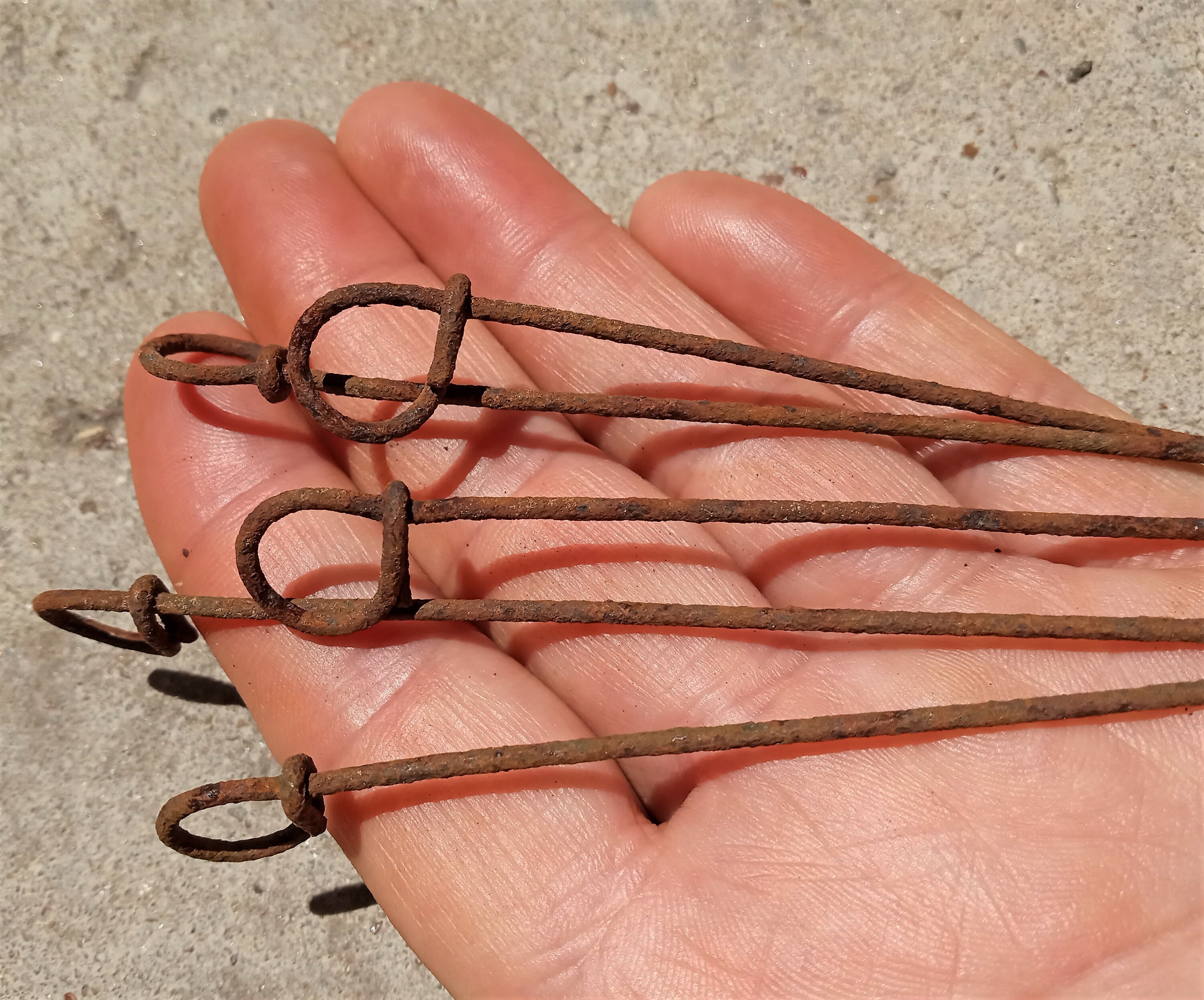 Vintage Metal RUSTY WIRES Rusty CRAFT Wires Metal Art Supply Rustic ...