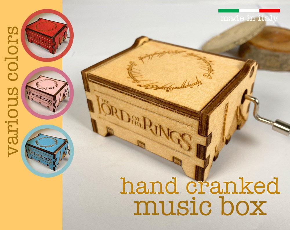 Lord of the Rings, Lord of the Rings Music Box, Handmade Music Box ...