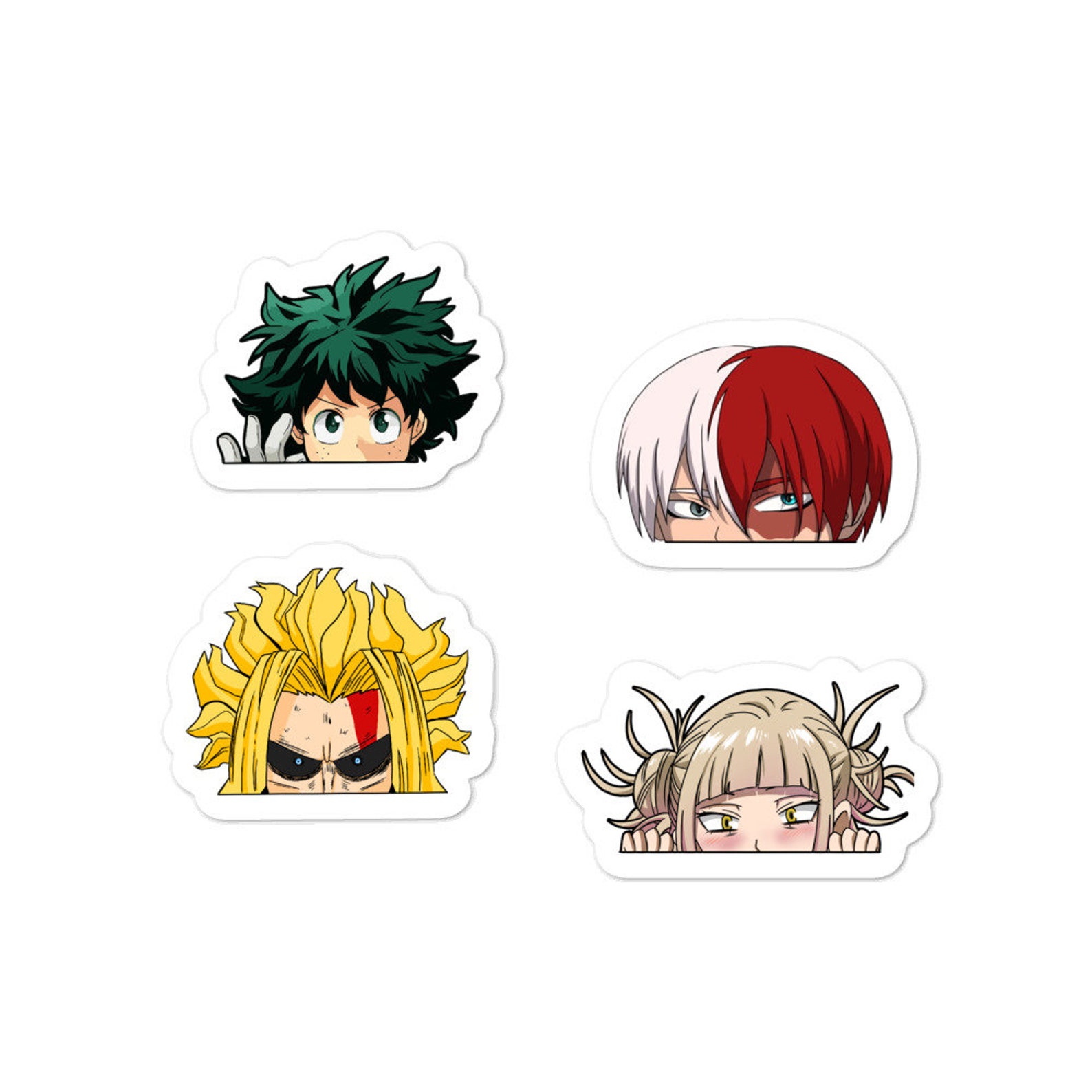My Hero Academia Sticker Pack Deku Todoroki Allmight Stickers | Etsy