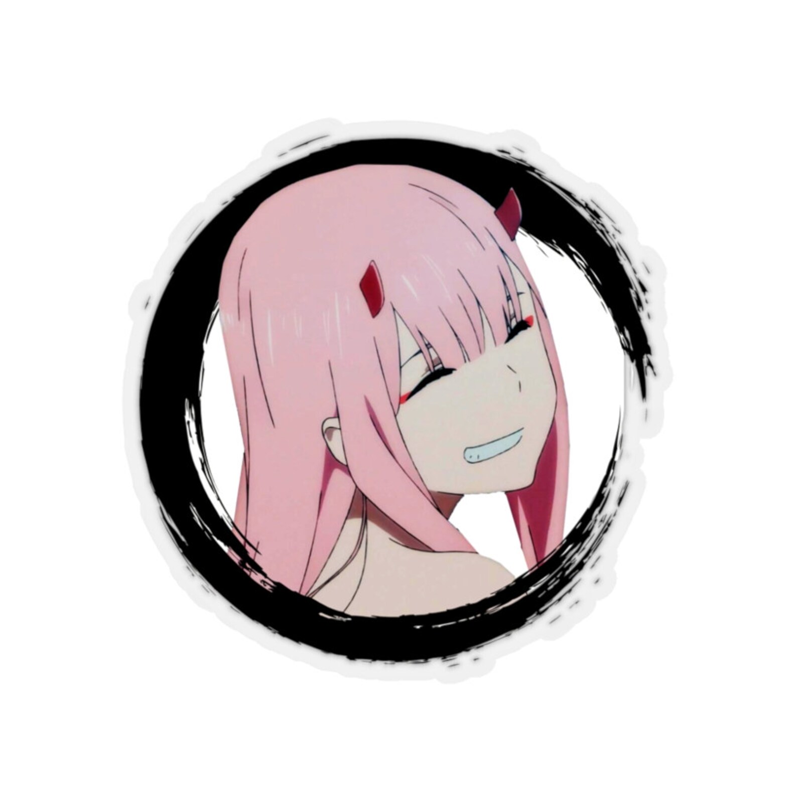 Zero two sticker Anime Sticker Darling in the FranXX sticker | Etsy