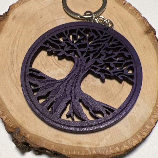Woodcut Tree of Life - Etsy