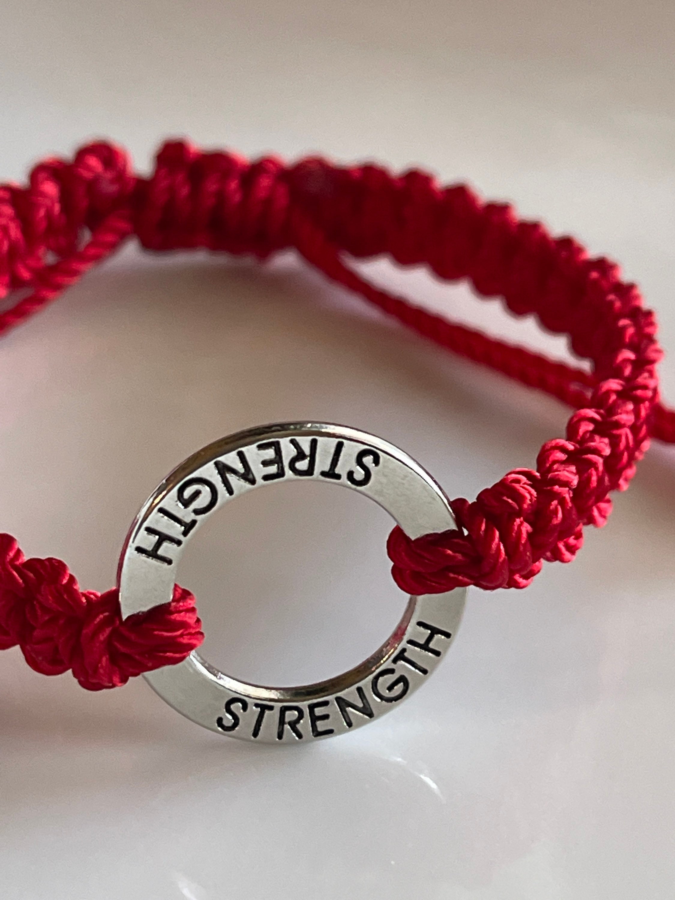 Positive Affirmation Bracelet/ Strength Bracelet - Etsy