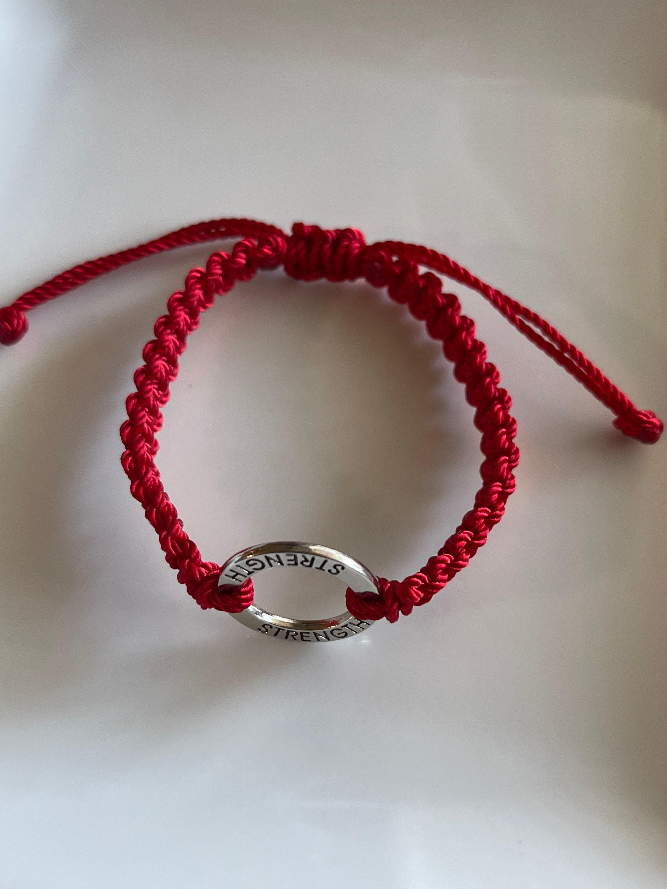 Positive Affirmation Bracelet/ Strength Bracelet - Etsy