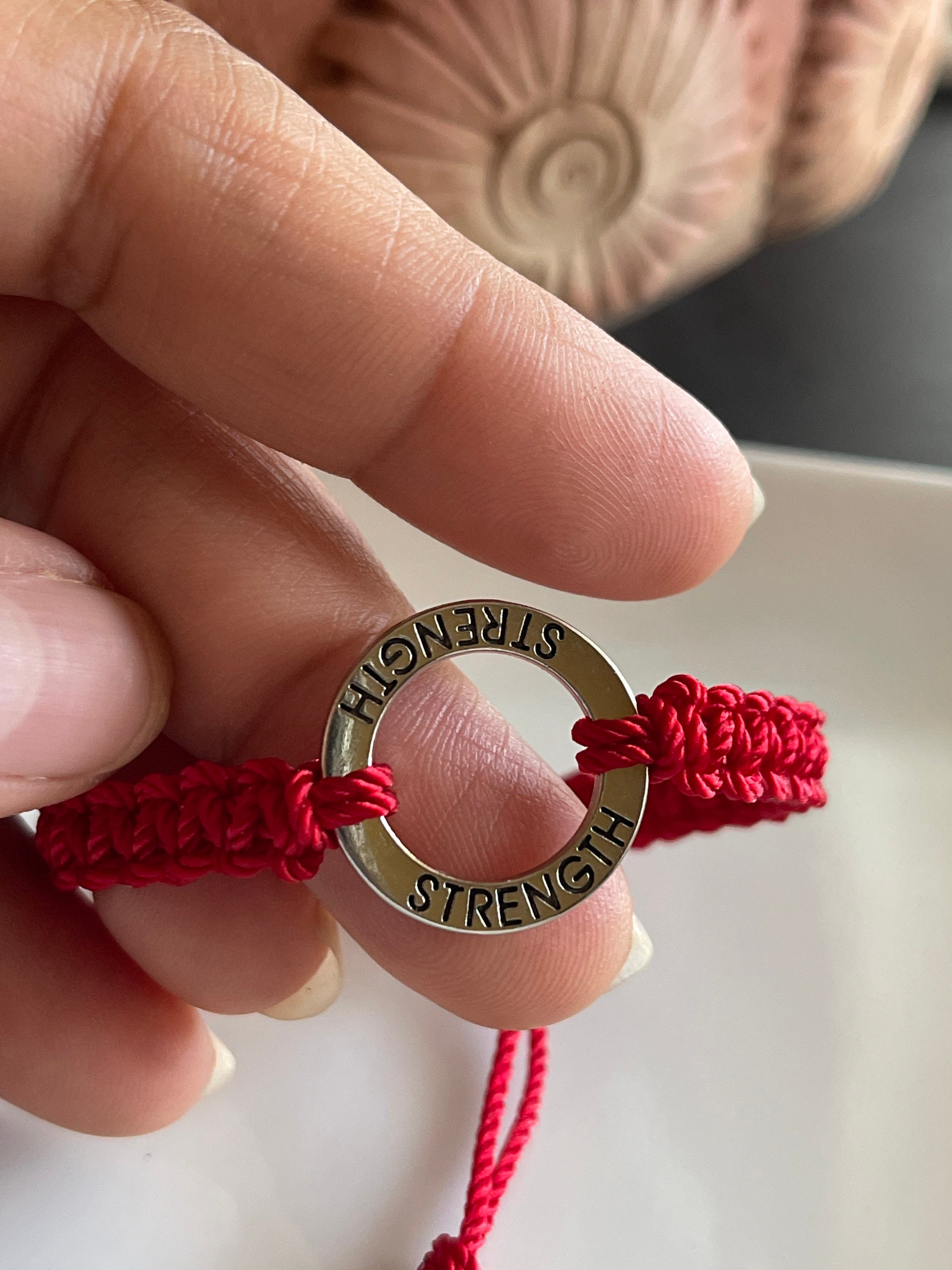 Positive Affirmation Bracelet/ Strength Bracelet - Etsy