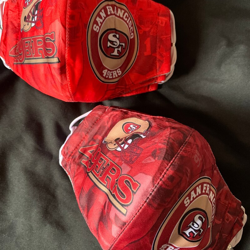 San Francisco 49ers Face Mask - Etsy