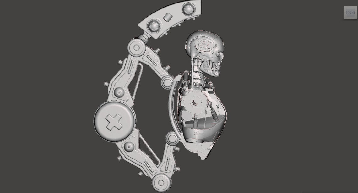 Terminator T800 Factory Lifesize for 3d Printing 1.1 Scale With Torso ...