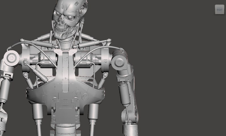 Terminator T800 Lifesize 1.1 for 3d Printing - Etsy