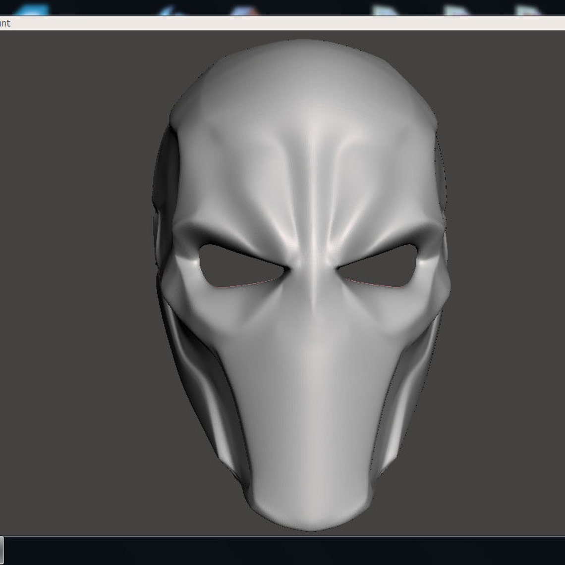Deadstroke half mask for 3d print stl file | Etsy