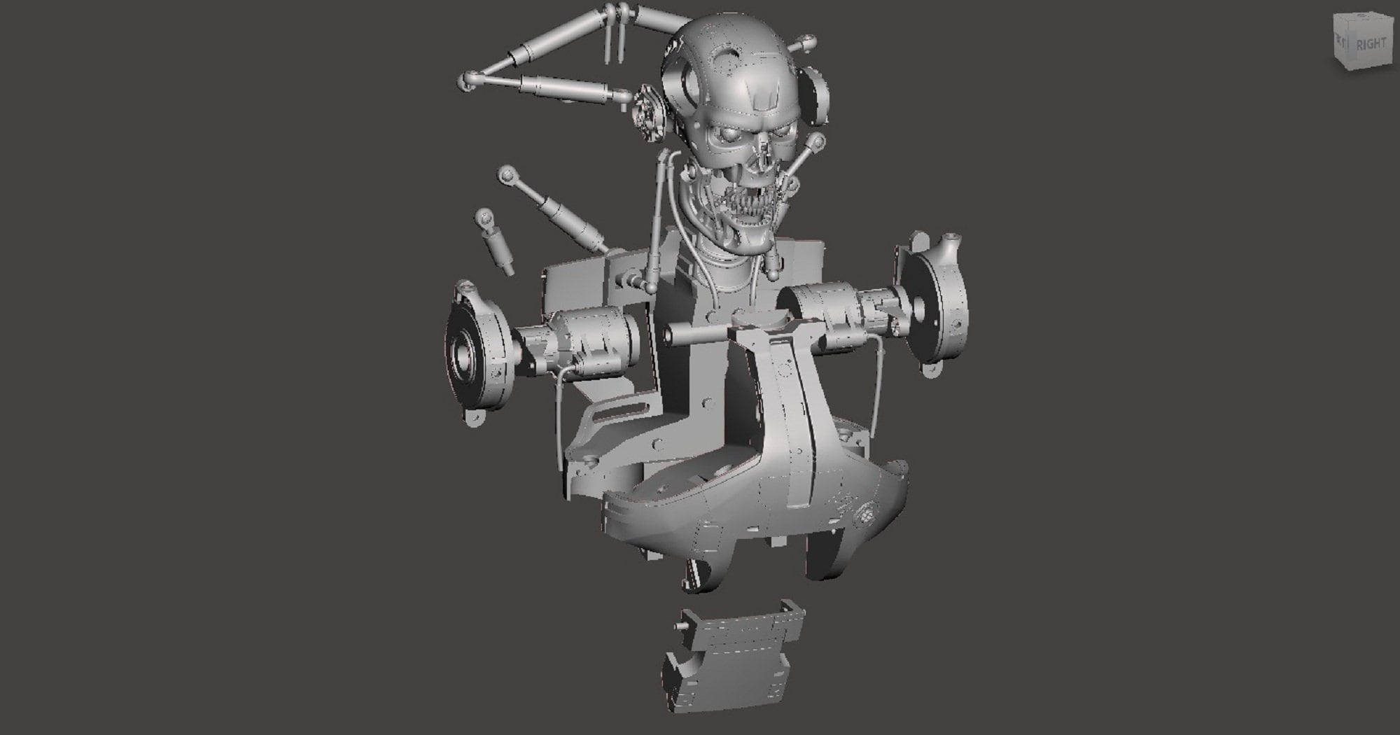 Terminator T800 Lifesize 1.1 for 3d Printing - Etsy