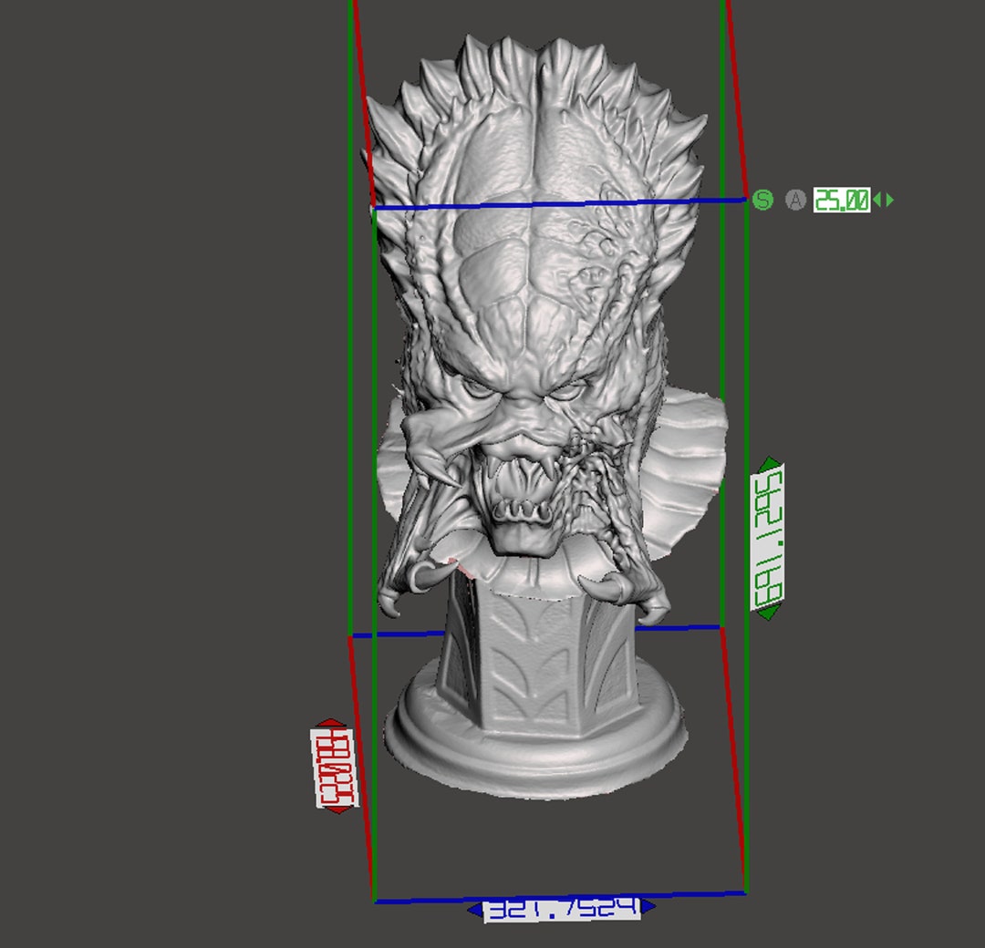 Predator Bust 1.1 Lifesize for 3d Printing - Etsy