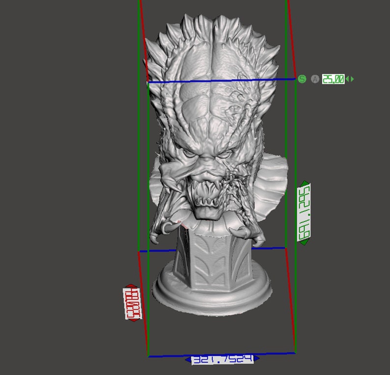 Predator Bust 1.1 Lifesize for 3d Printing - Etsy