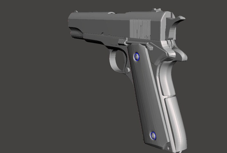 Terminator 2 colt 1911 for 3d print stl files | Etsy
