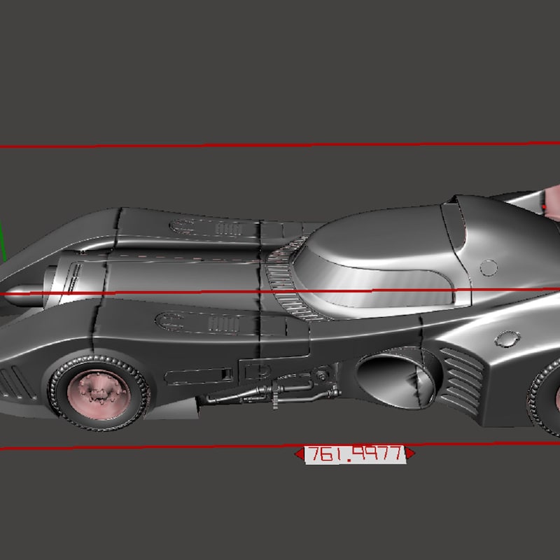 Batmobile Stl - Etsy