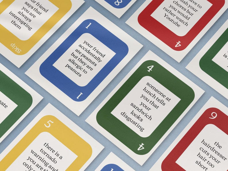 Conflict Resolution Card Game for Kids | Teaches Social Problem Solving ...