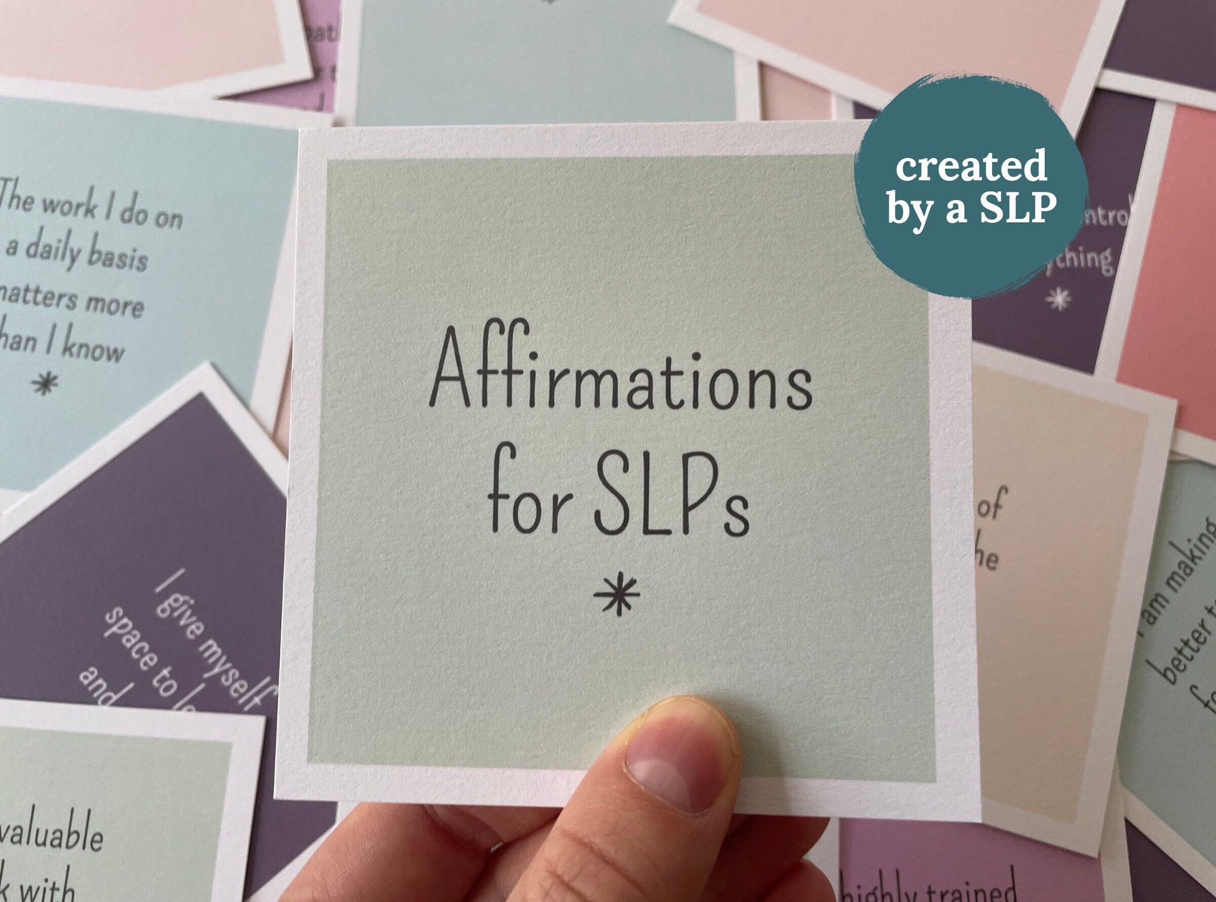 Positive Affirmations Printable for Speech Language - Etsy Canada