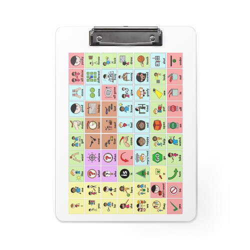Printable CORE BOARD Communication Board AAC Nonverbal - Etsy