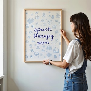 Speech Therapy Classroom Decor – Digital Download Prints for SLP Office ...