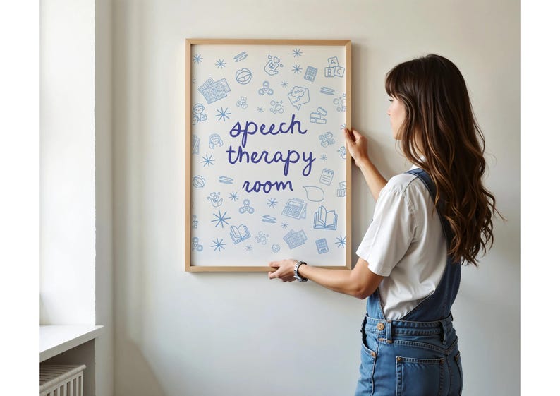 Speech Therapy Poster Bundle – 6 Printable SLP Posters for Classroom ...