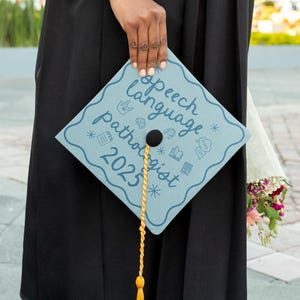 Speech Therapy Graduation Cap Topper - Digital Download for SLP Grads ...