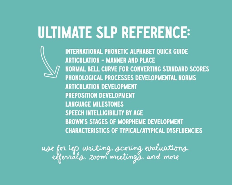 SLP Desk Mat – Speech Therapy, IPA & Articulation Norms - Etsy