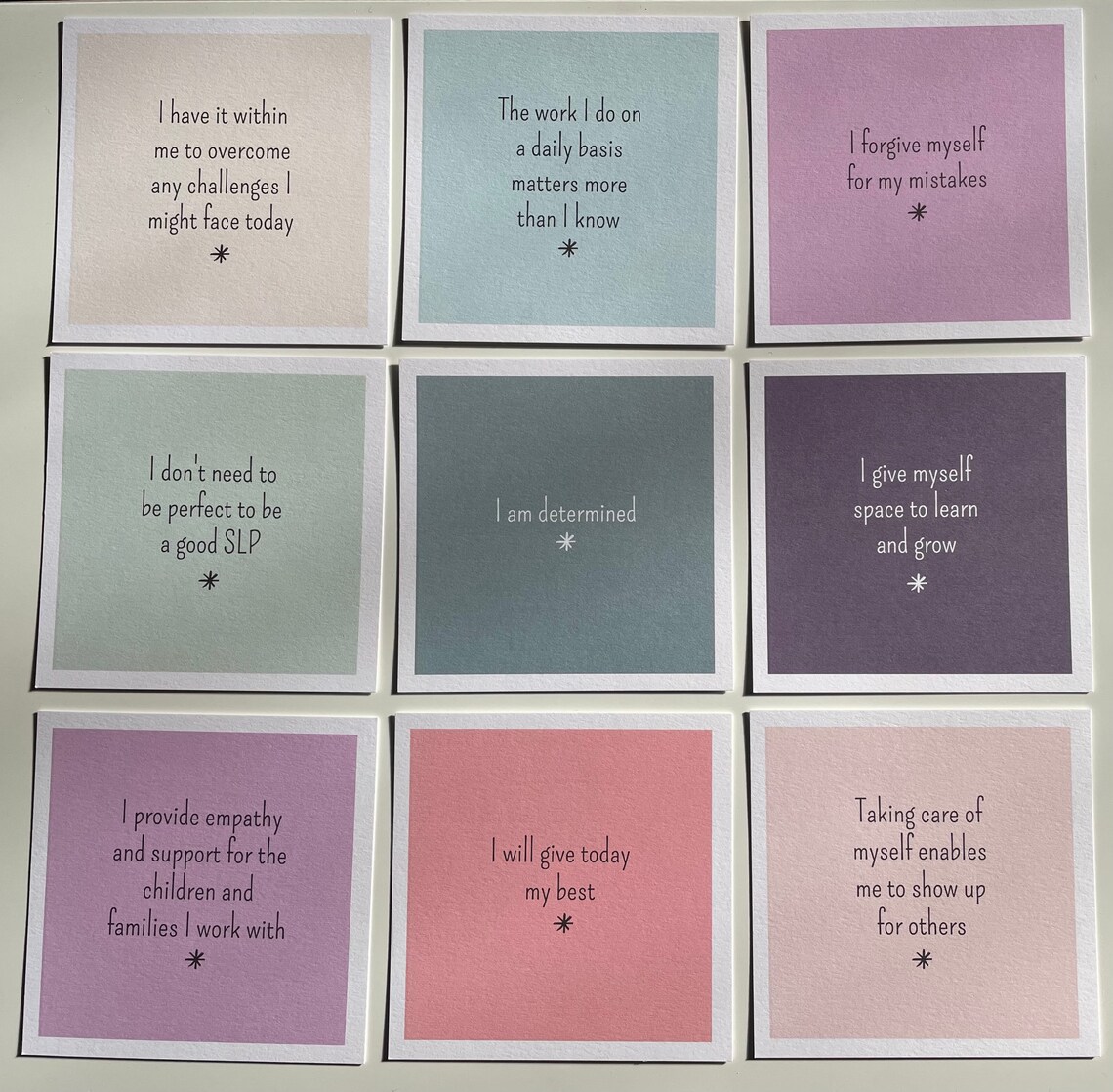 Positive Affirmations Printable for Speech Language - Etsy Canada