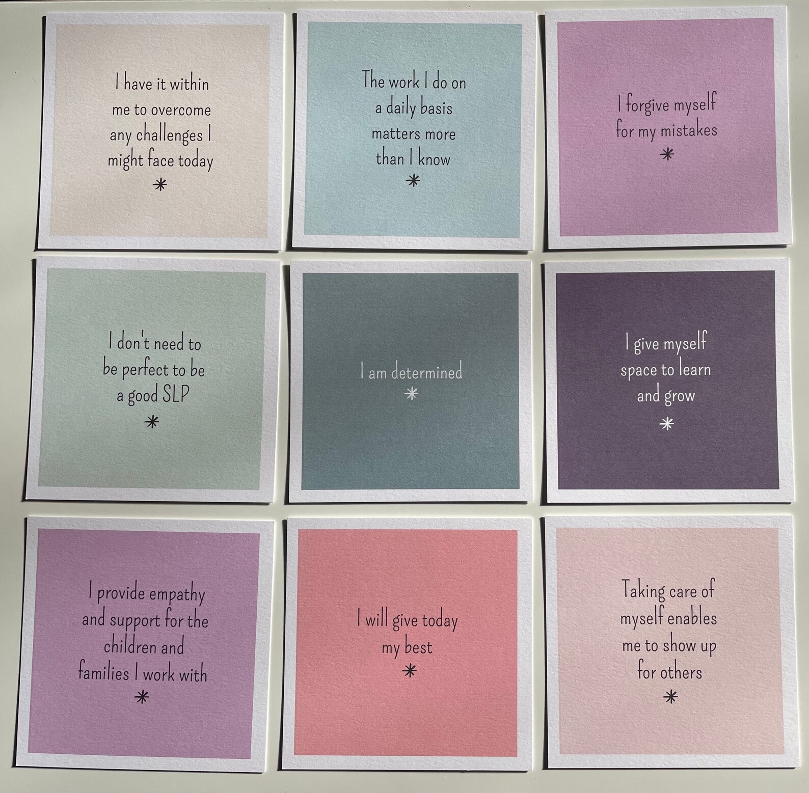 Positive Affirmations Printable for Speech Language - Etsy Canada