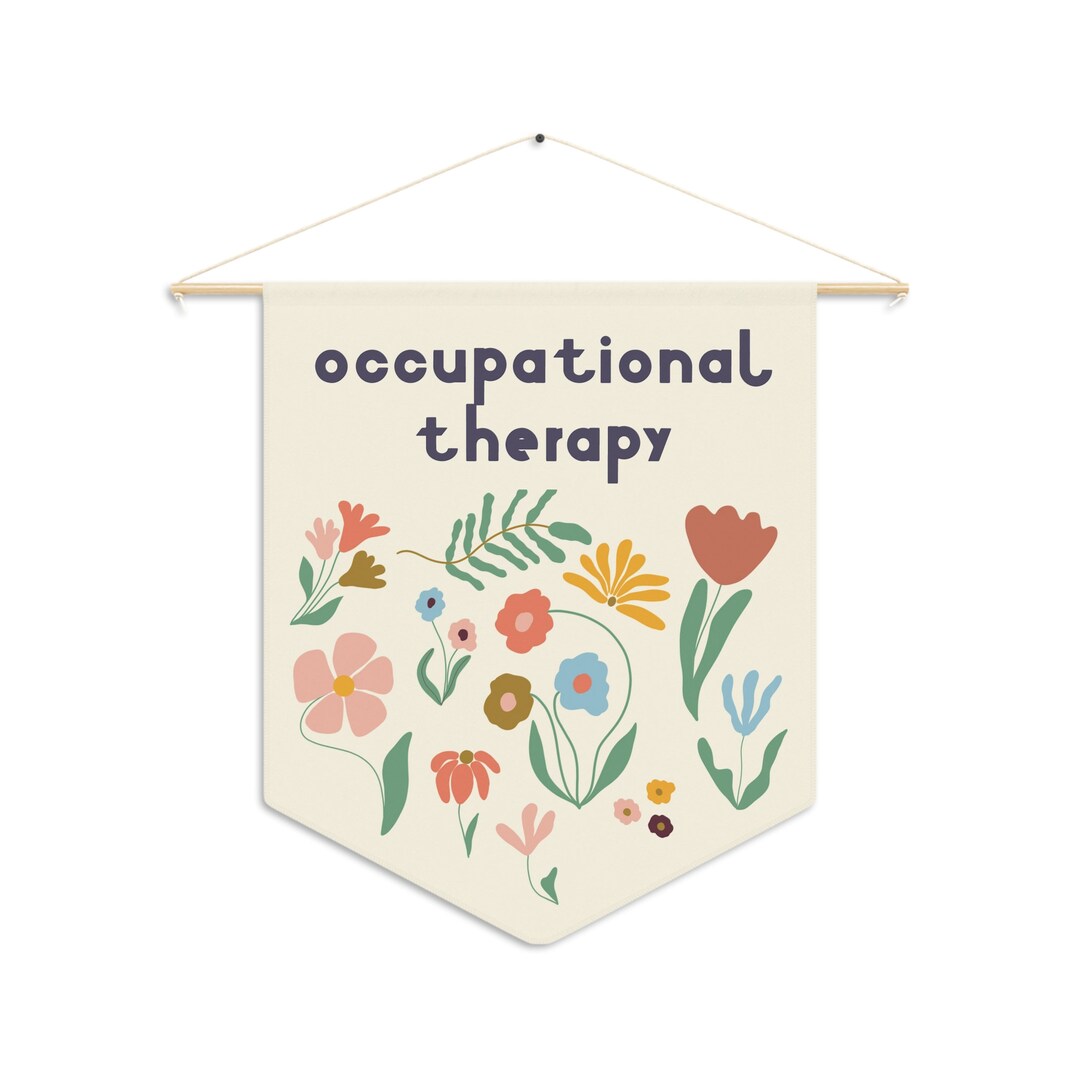Floral Occupational Therapy Door Sign | Door Sign for Ots | Gift for ...