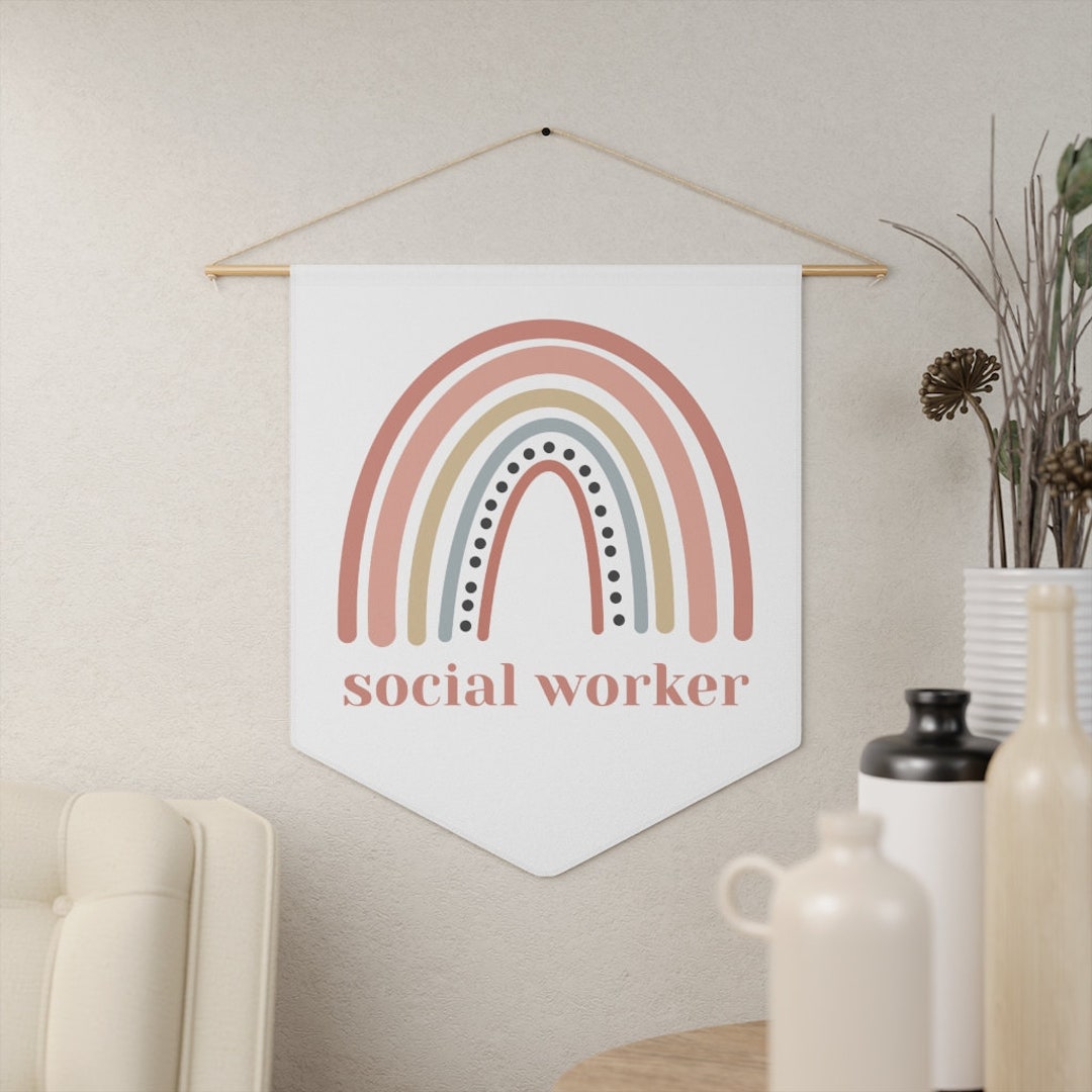 Rainbow Poster for Social Workers - Etsy