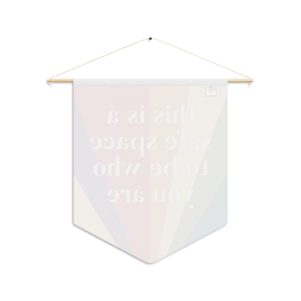 Safe Space Pennant - Etsy