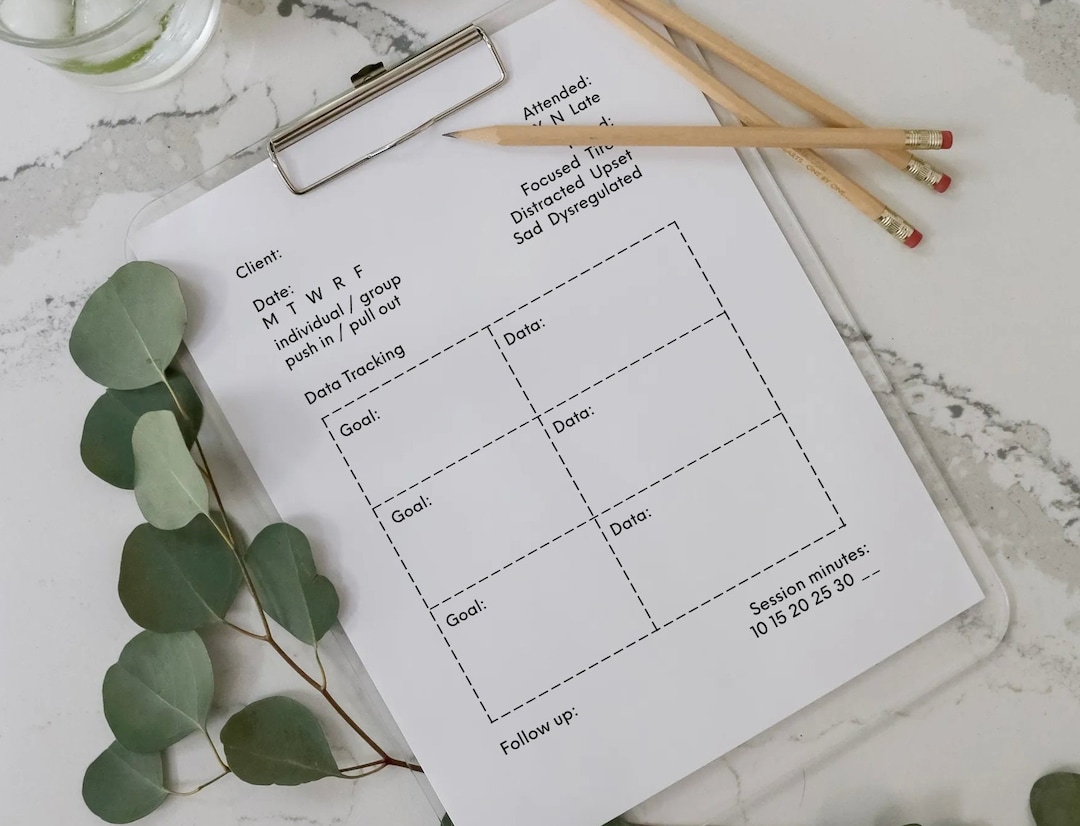 Printable Data Collection Sheets | Special Education, OT, PT ...