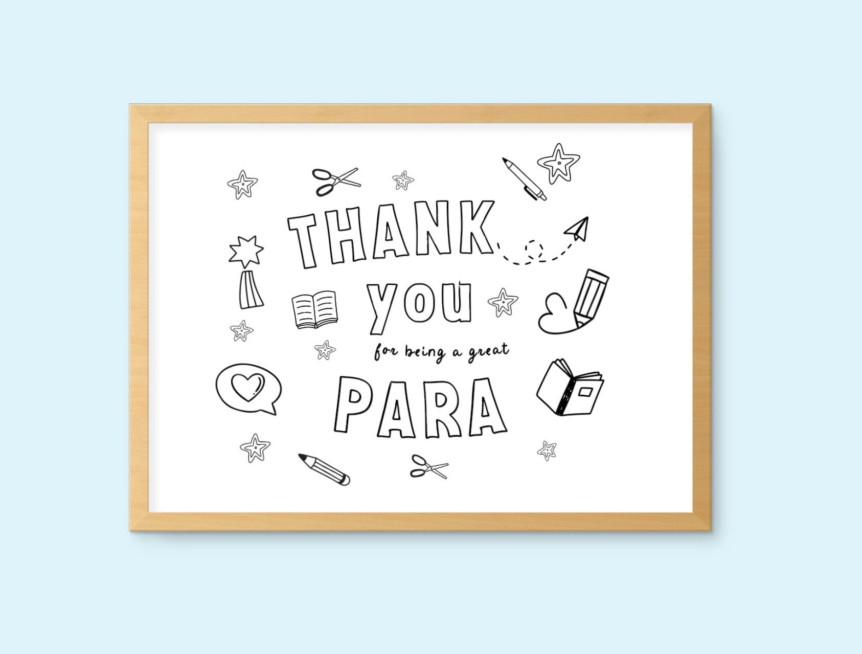 Appreciation Card for Paraprofessionals Para Thank You Card End of Year ...
