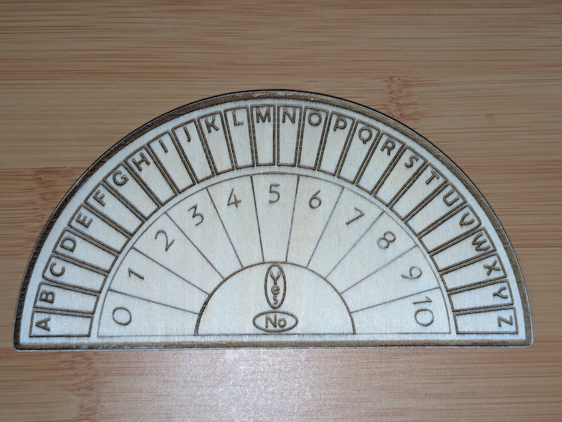 Alphabet and Number Pendulum Board - Etsy