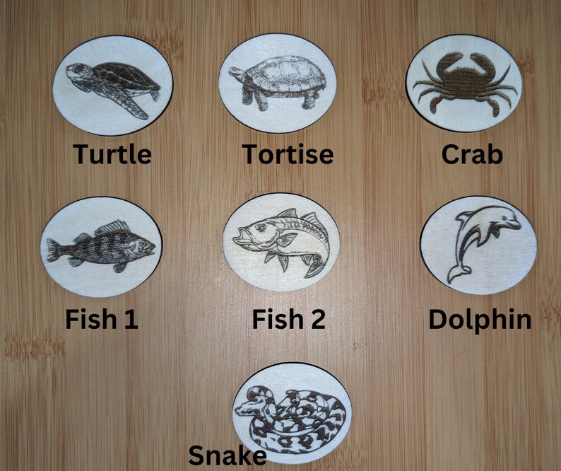 Water & Amphibious Creatures Offering Tokens Depictions of Waater and ...