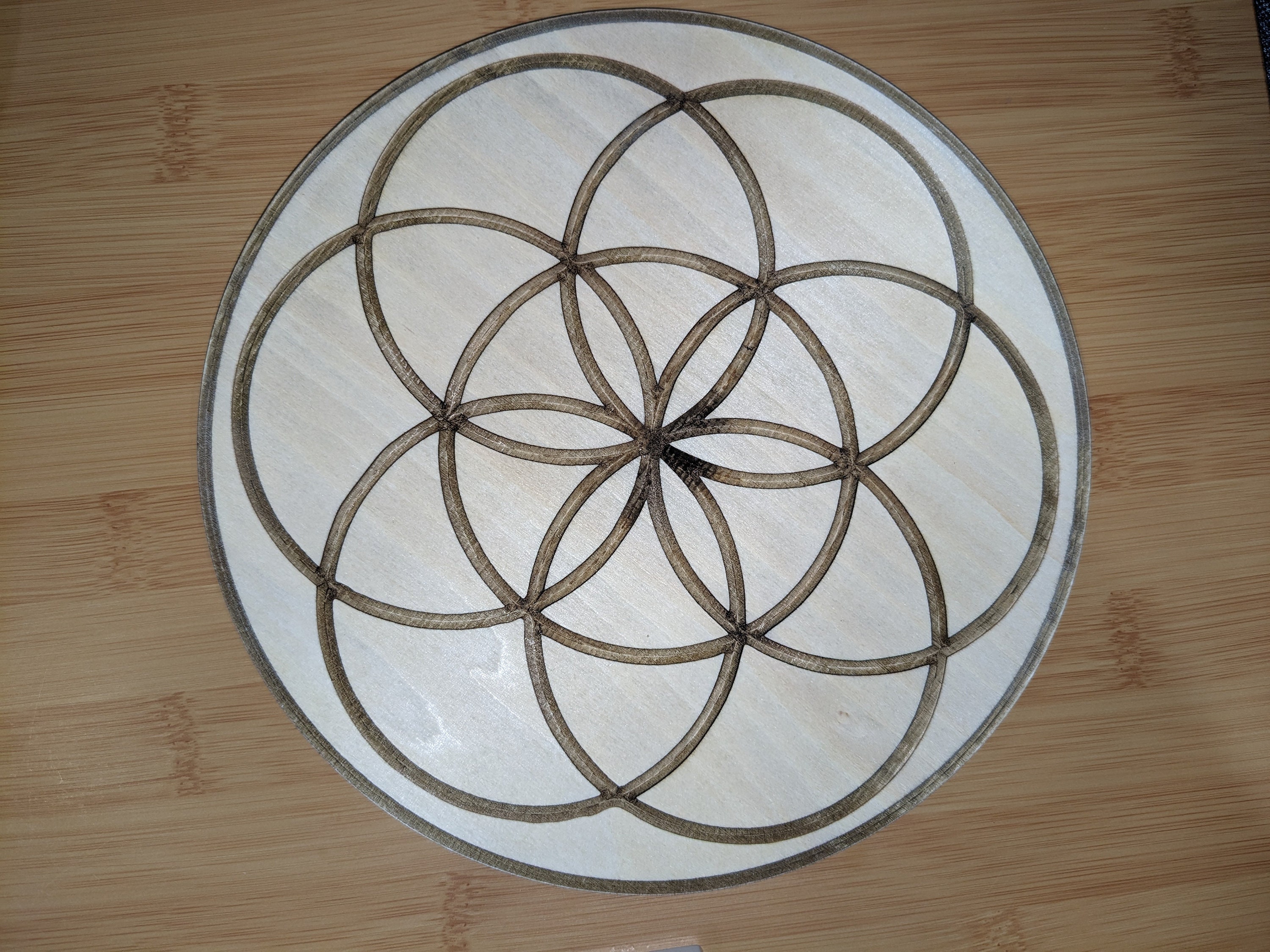 Flower of Life Crystal Grid Board - Etsy