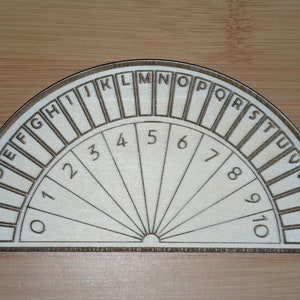 Alphabet and Number Pendulum Board - Etsy