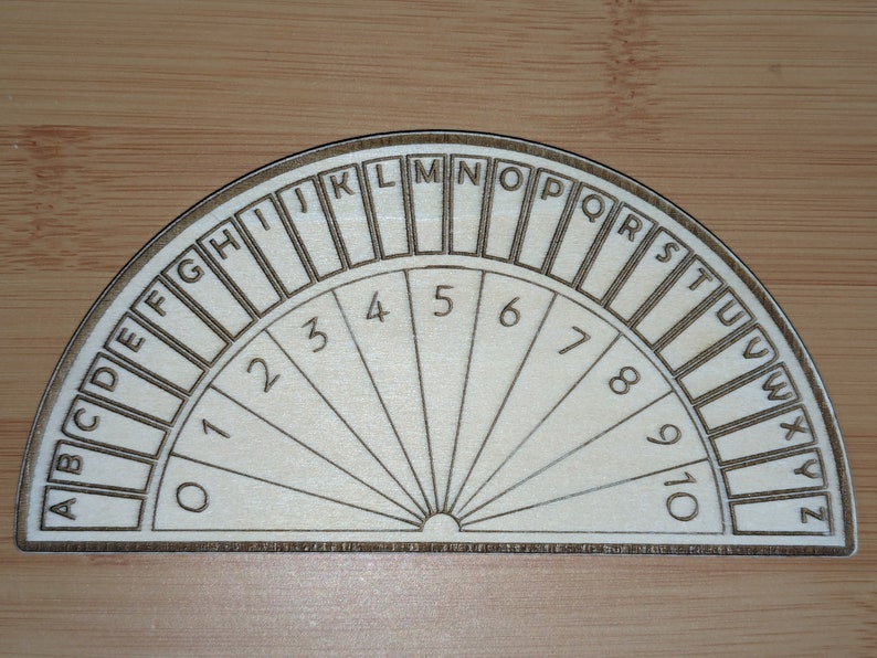 Alphabet and Number Pendulum Board - Etsy