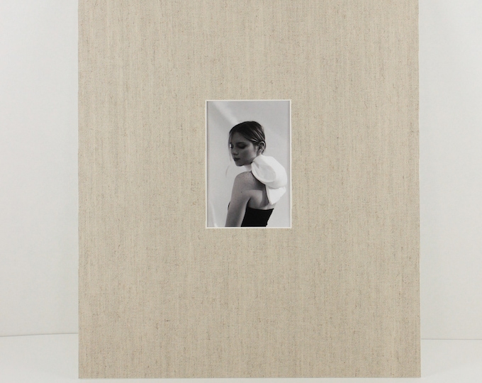 Linen Passé-partout 40x50 With Your Own Photo for Frame - Etsy UK