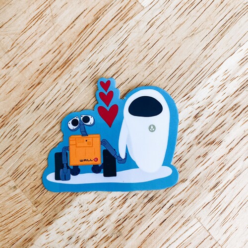 WALL E Sticker Disney Pixar Sticker Water Bottle Laptop - Etsy