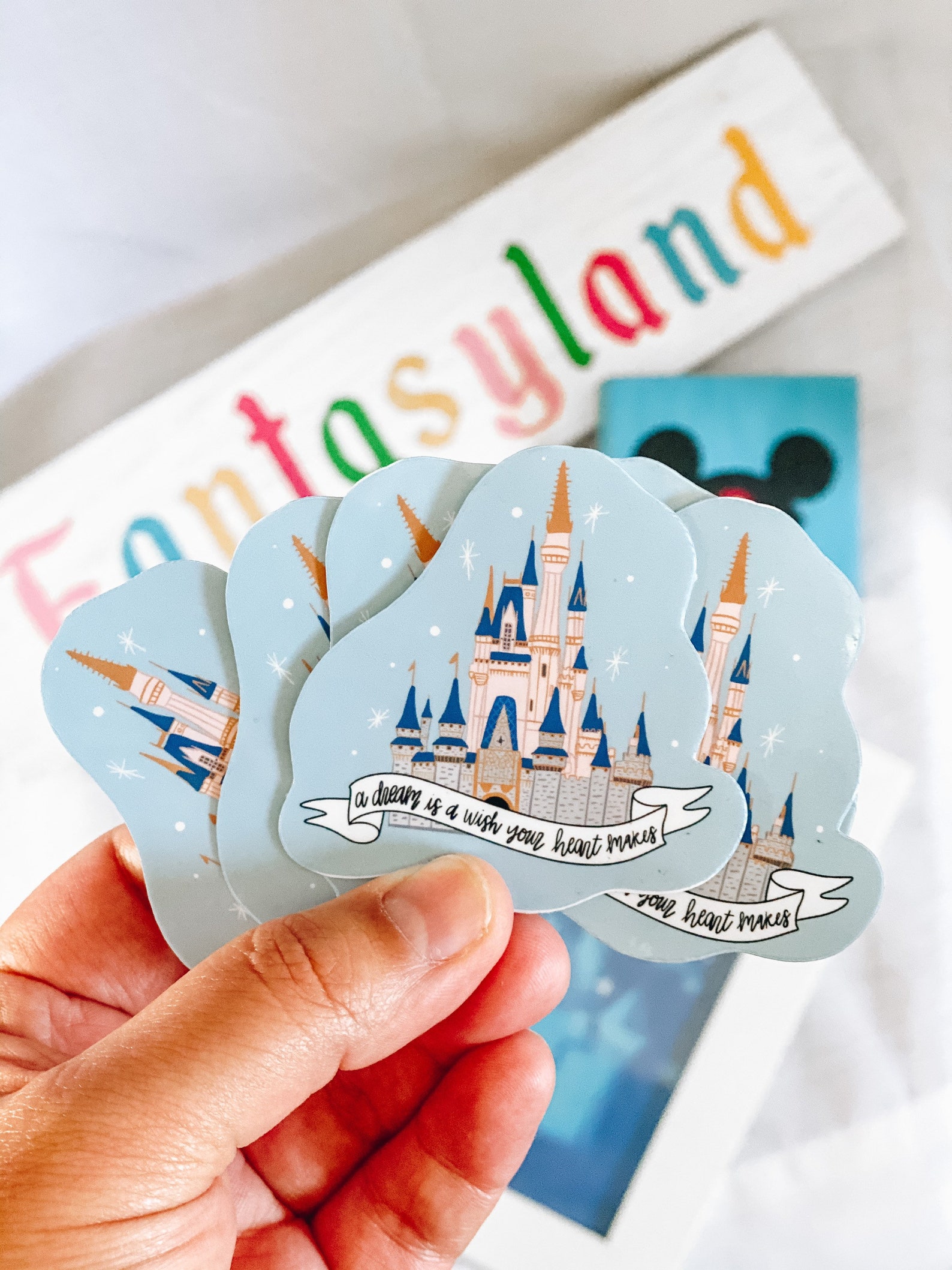Cinderella Castle Inspired Sticker Cinderella Sticker Walt - Etsy