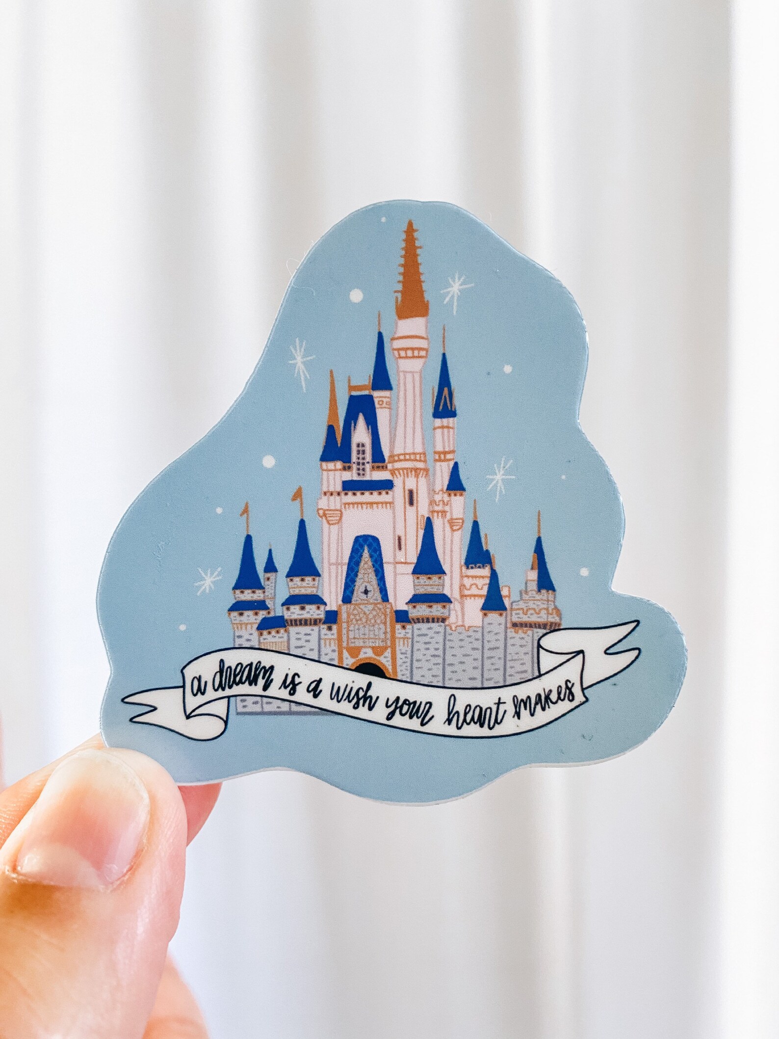 Cinderella Castle Inspired Sticker Cinderella Sticker Walt - Etsy