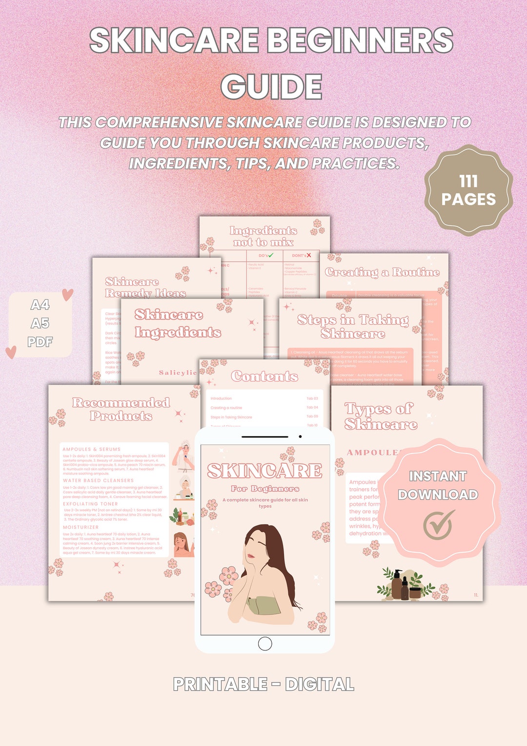 Skincare Guide, Skincare Guide for Beginners, Beauty Guide, Ultimate ...