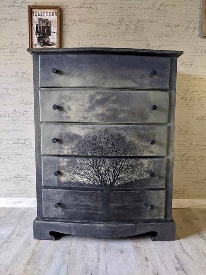 Sepia Tree Decoupage Paper by MINT by Michelle - Etsy