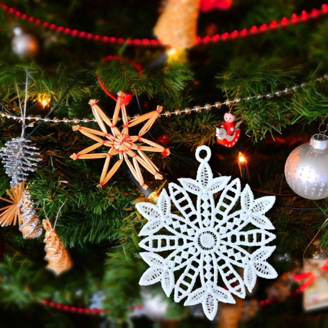 Openwork Snowflake, Christmas Lace Home Decoration, Subtle Modern ...