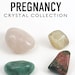Pregnancy Crystal Set With Box, Healing Pregnancy Stones With Display ...