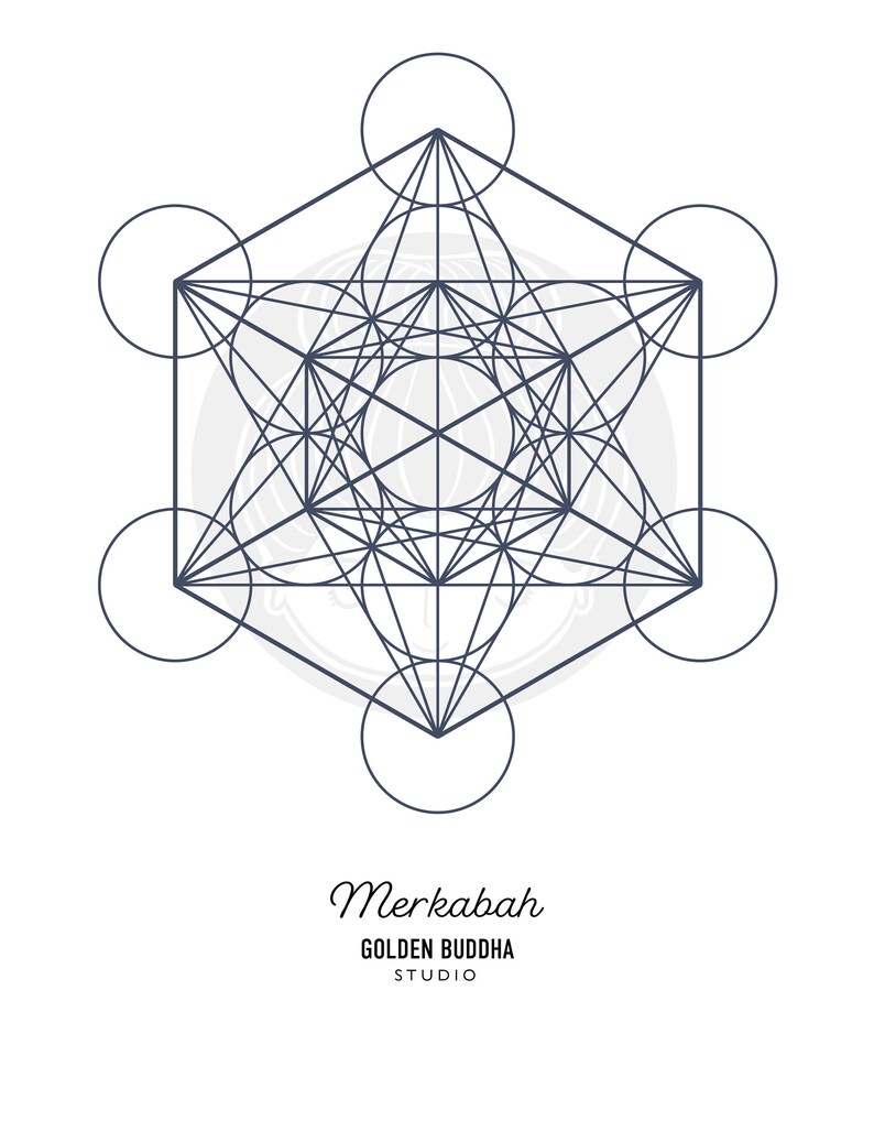 Crystal Grid Printable Sacred Geometry Printable Digital - Etsy