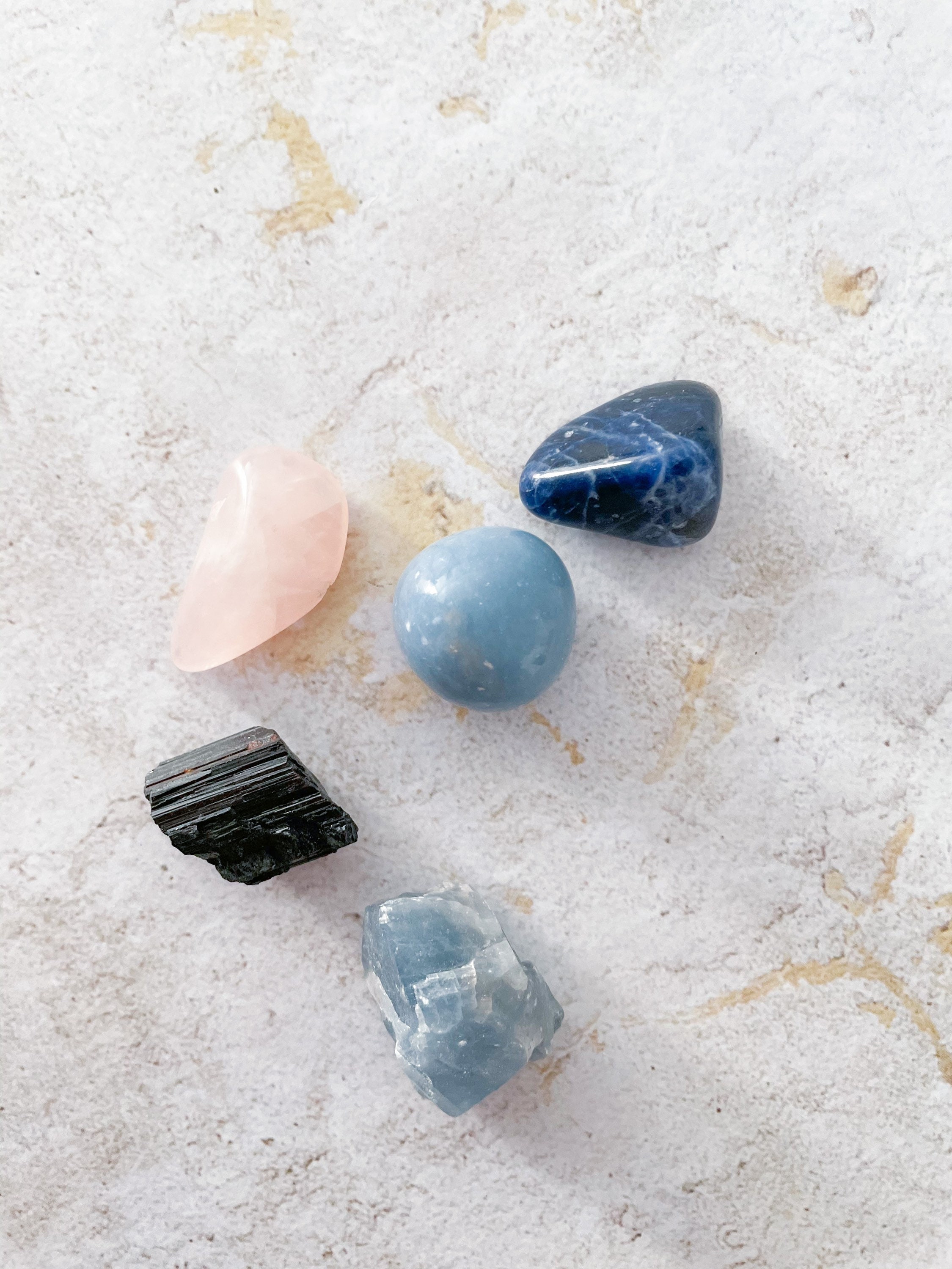 Calming Anxiety Crystal Collection Anxiety Healing Crystal - Etsy