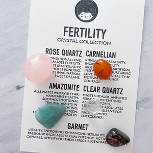 Fertility Healing Stones, Crystals for Fertility, Fertility Crystal ...