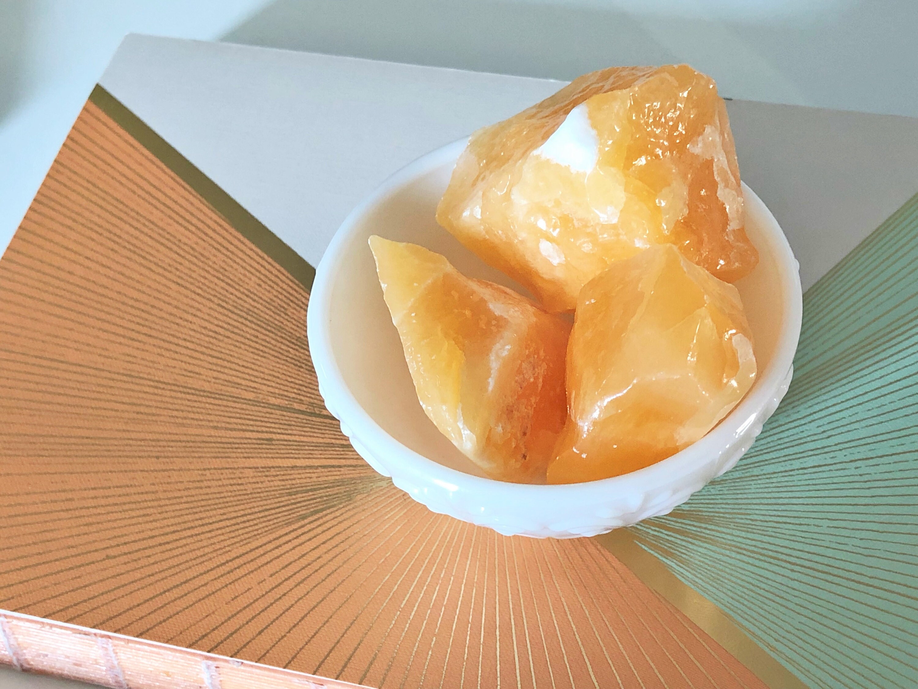 1 Smooth Orange Calcite Stone Orange Calcite Smooth Stone | Etsy